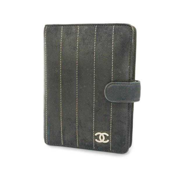 CHANEL | Other | Chanel Notebook Cover New Mademoiselle Lambskin Black ...